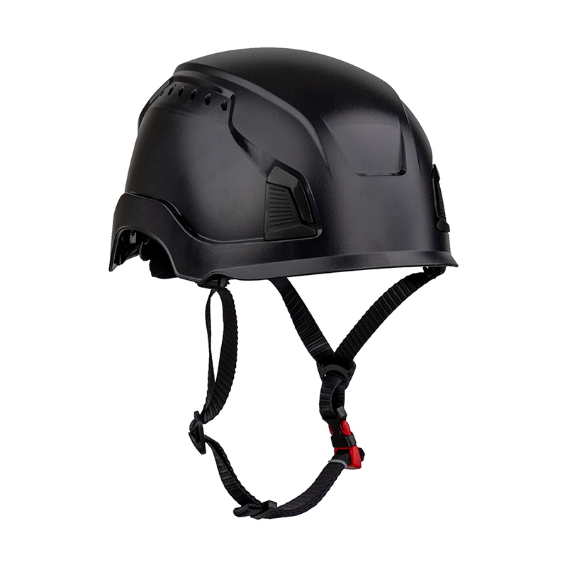 Sapsis Rigging Inc.: ProPlus Vented, Industrial Climbing Helmet, w/ Foam Impact Liner Black