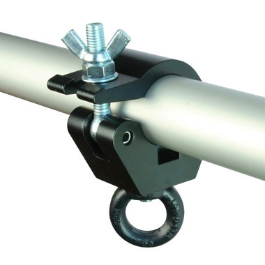 Sapsis Rigging Inc.: Doughty Half Clamp with Hanging Eye Bolt Black