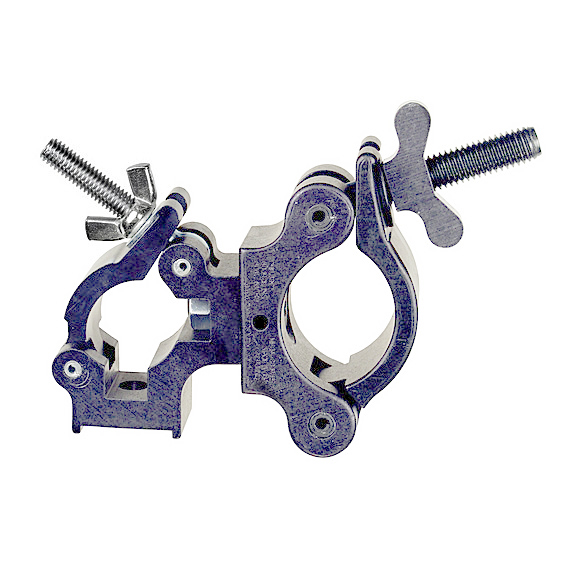 Sapsis Rigging Inc.: Quad Coupler 1.5 Swivel to Mega-Coupler, Silver