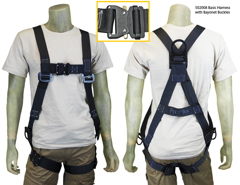 Sapsis Rigging Inc.: ProPlus Basic Harness with Bayonet Buckles