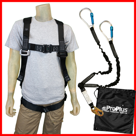 Sapsis Rigging Inc.: ProPlus Utility Fall Arrest Kit - Double w/ Steel ...