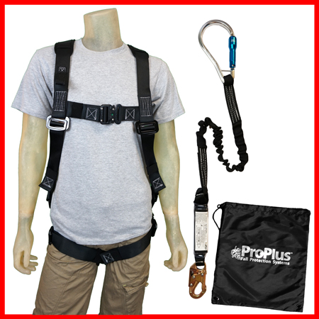 Sapsis Rigging Inc.: ProPlus Utility Fall Arrest Kit w/ Oversized Steel ...