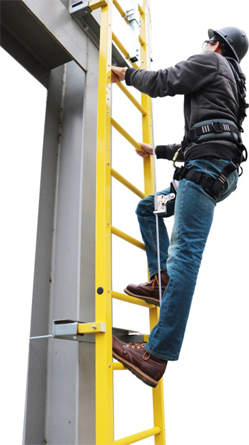 Sapsis Rigging Inc.: 50' ProPlus Ladder Climber's Safety System with ...