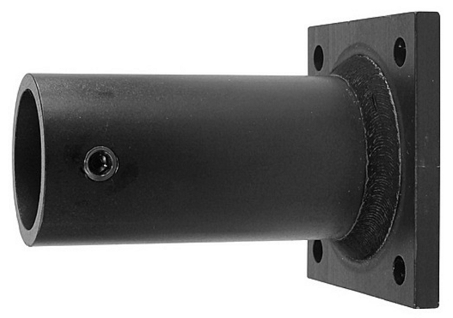 Sapsis Rigging Inc.: Wall mount for 1.5" Sch. 40 Pipe, Black Anodized ...
