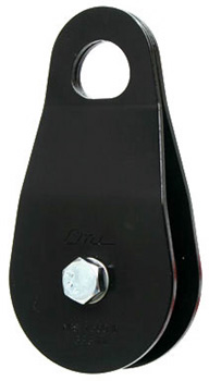 Sapsis Rigging Inc.: Black Anodized Single Pulley 2" x 1/2"