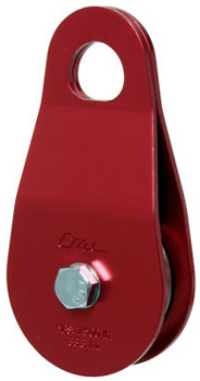 Sapsis Rigging Inc.: Red Anodized Single Pulley 2" x 1/2"