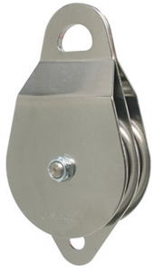 Sapsis Rigging Inc.: Heavy Duty Stainless Steel Double Pulley 4" x 5/8 ...